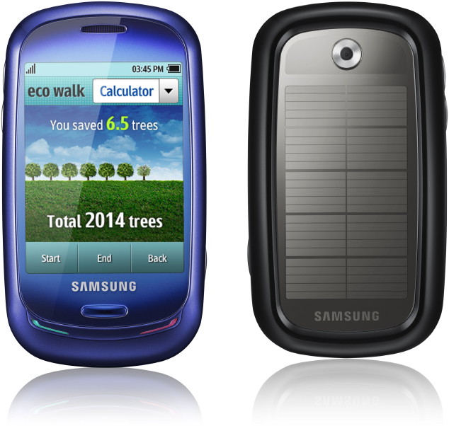 Samsung Blue Earth es un móvil que funciona con energía solar y su ...