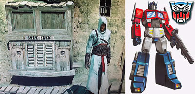 Optimus Prime se cuela en Assassin's Creed - ¡No sabes nada!